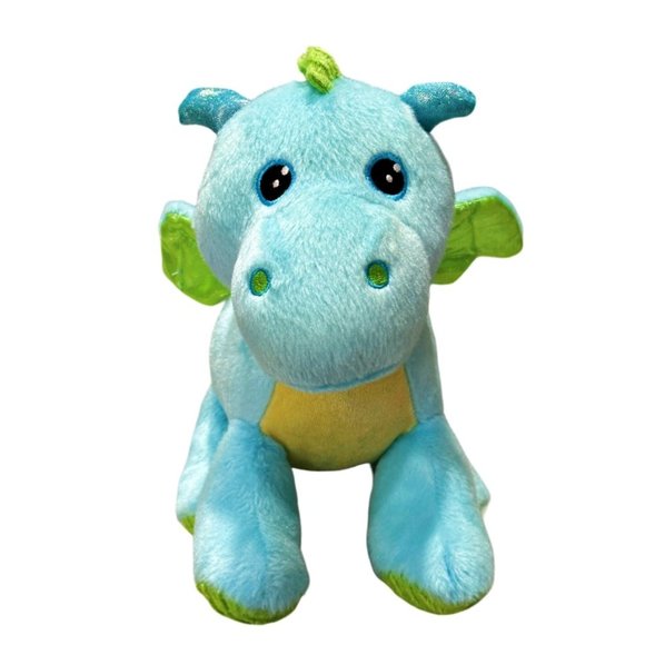 Spark Create Imagine | Toys | Spark Create Imagine Plush Blue Green Dragon Stuffed Lovey Rattle ...